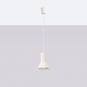 Sollux Lighting Závěsná lampa ESTRIA 1 béžová