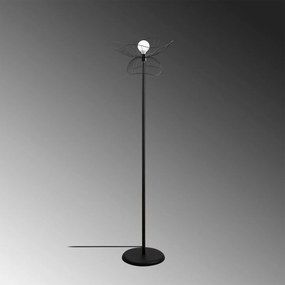 Stojací lampa Farac 148 cm černá