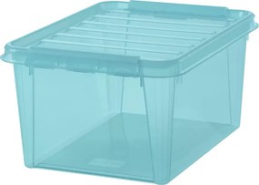 Smartstore Colour Box s víkem, 50 × 39 × 26 cm, 31 l, tyrkysový