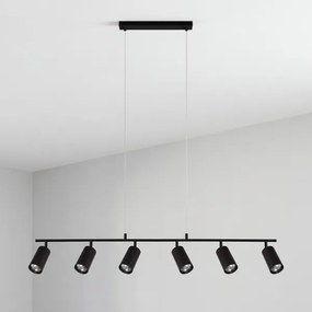 Brilagi - Lustr na lanku SELE 6xGU10/30W/230V černá