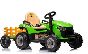 LEAN CARS Akumulátorový traktor BBH-030, zelený