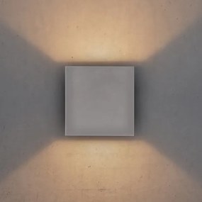 Brilagi - LED Venkovní nástěnné svítidlo CUBE LED/6W/230V šedá IP54