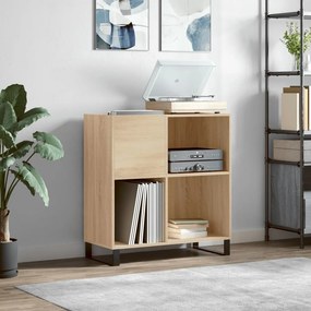 vidaXL Skříňka na LP desky 84,5 x 38 x 89 cm kompozitní dřevo [831780] Barva: dub sonoma