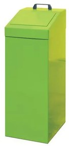 Kovona  Kovový odpadkový koš na tříděný odpad, objem 100 l, zelený