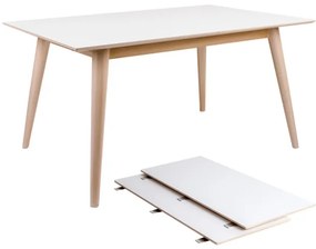 Copenhagen jídelní stůl bílý / natur 150 / 230x95 cm