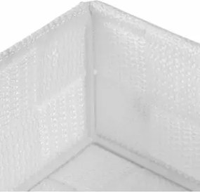 Compactor TEX - košík S bílá / Úložný organizér do zásuvky / 12 x 12 x