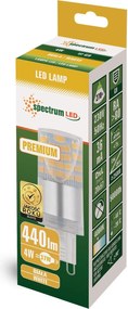 Toolight - LED žárovka, neutrální světlo G9 4W 440lm 230V PREMIUM 14434, OSW-01116