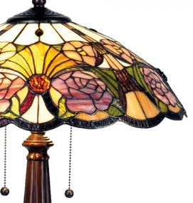 Stolní lampa Tiffany Roses – 44x57 cm