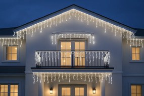 Vánoční světýlka LED záclona studená bílá 200 LED