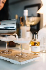 Ferm Living Skleničky na šampaňské Ripple 150 ml – sada 2 ks, čirá barva, sklo