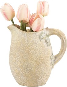 Žlutý rustikální džbán v designu citrónu Lemon rustic - 20*15*20 cm