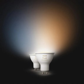LED smart žárovky v sadě 2 ks GU10, 4 W White ambiance – Philips Hue