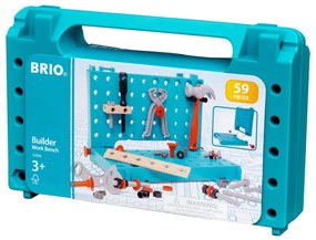 Brio Builder - pracovní stůl s nářadím - 59 ks