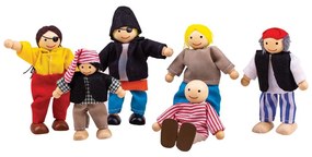 Bigjigs Toys Set piráti 6ks