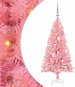 Vánoční stromeček Růžová 120 cm PVC 3396409