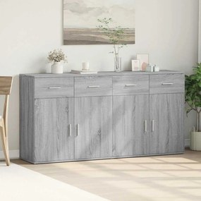 Příborníky 2 ks šedé sonoma 79 x 38 x 80 cm kompozitní dřevo 3276621