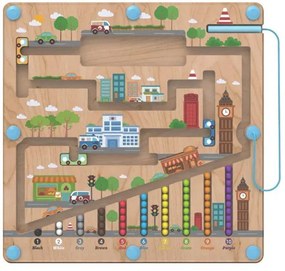 Dvěděti magnetická hrací deska city