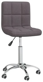 Otočná jídelní židle taupe textil 3087540