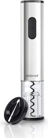 ELDONEX WineSpin Premium stříbrná / elektrický otvírák na víno / 4x AA