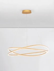 Designový lustr Ophelia zlatá