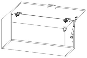 Kuchyňská linka Aspen D | 340 cm | bílá lesk