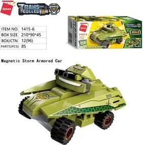 Qman Thunder Expedition Battle Car 1415 1 část / Stavebnice / 73–98 dí