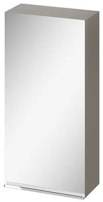 Cersanit - VIRGO závěsná zrcadlová skříňka 40cm, šedá-chrom, S522-011