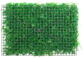 vidaXL Umělý plot s listy kapradiny 6 ks zelený 40 x 60 cm