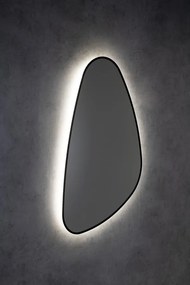 Sapho Sapho, ELENA LED podsvícené zrcadlo 20W, 68x96cm, černá mat, 30574CI