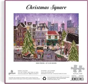 Galison Puzzle Vánoční náměstí 1000 dílků / od 8 let