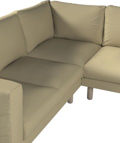 Potah na pohovku IKEA Norsborg rohová 4-místná barva zelená látka pletený vzor