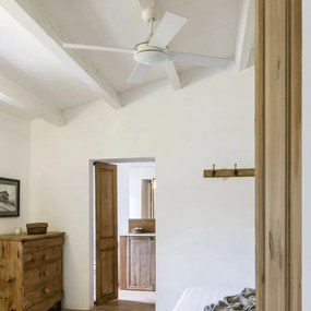 Velký stropní ventilátor MALLORCA BÍLÝ / JAVOR