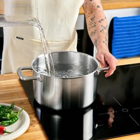Nerezový kastrol s pokličkou na indukci 5,5 l Lucca 3.0 – FABINI
