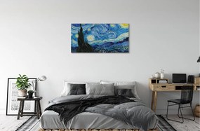 Obrazy na plátně Art hvězdné noci 125x50 cm