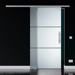 Skleněné posuvné dveře 2 pruhy 900x2050mm