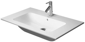 Duravit ME by Starck - Nábytkové umyvadlo 83x49 cm, 1 otvor pro baterii, matná bílá 2336833200