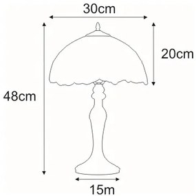 Stolní / noční lampa K-G121122 z řady WITRAŽ