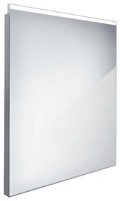 Nimco - Zrcadlo s LED osvětlením, 60x70 cm, hliník ZP 8002
