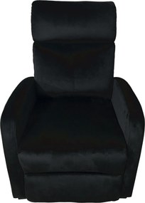 Relaxační křeslo René rozkládací černé