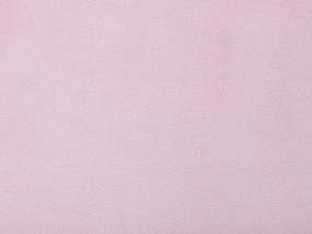 Sametový puf růžový LOVETT Beliani