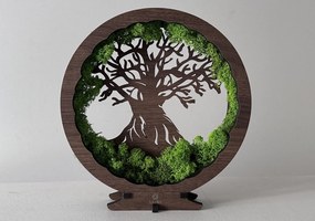 Li-Go "Mech a strom" lampa 30x31 cm provedení povrchu: dub světlý