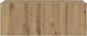 Nástěnné TV skříňky 3 ks dub artisan kompozitní 3328964