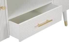 Designový TV stolek Gerlinde 117 cm bílý