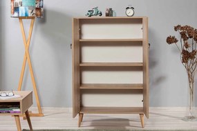 Designová víceúčelová skříň Vallissa 127 cm vzor dub