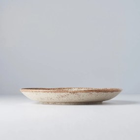 Bílý keramický talíř MIJ Fade, ø 24 cm