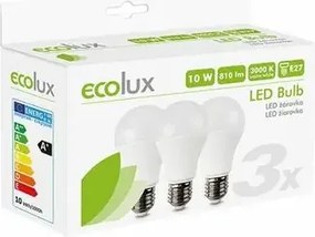 Solight WZ529-3 LED žárovka 3-pack E27 10W / 3000K / 810lm / 270 ° / 3