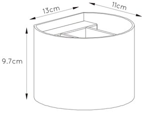Lucide 09218/04/97 - LED Nástěnné svítidlo XIO 1xG9/4W/230V hnědá