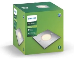 Nájezdové LED svítidlo Philips Crust teplá bílá 2700K 17356/47/P0