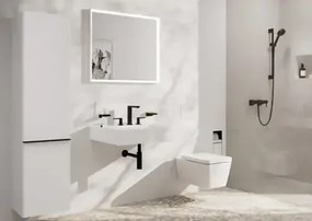 Hansgrohe - Umyvadlová baterie s výpustí Push-Open, 3-otvorová instala