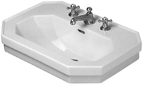 Duravit 1930 - Umyvadlo 60x41 cm, s přepadem, 1 otvor pro baterii, bílá 0438600000